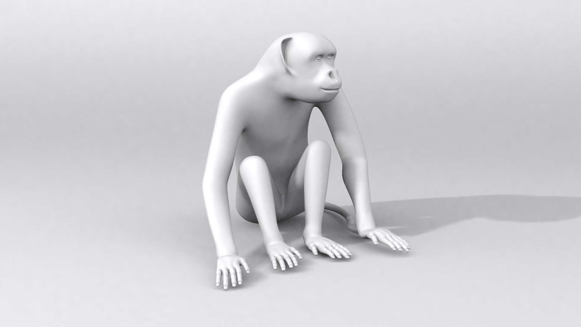 Monkey 3D Model - TurboSquid 1709304