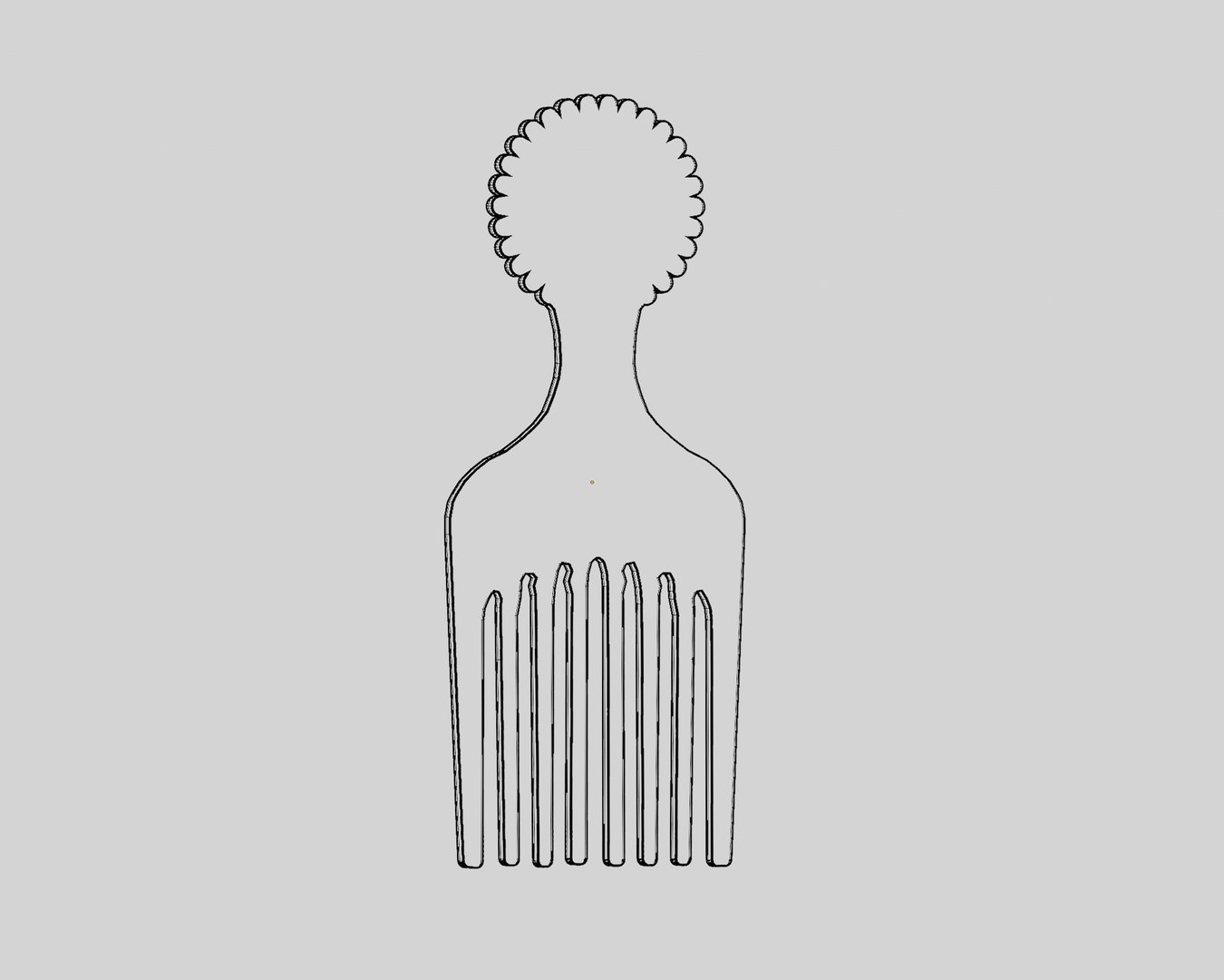 Comb Model - TurboSquid 2124982