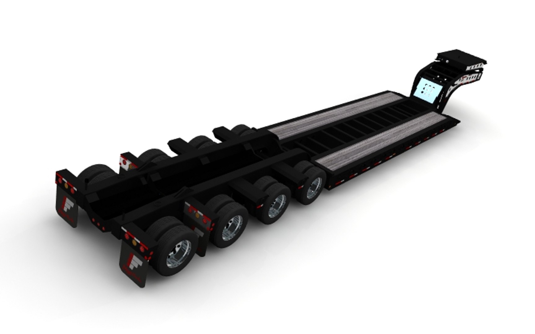3d Fontaine Magnitude Lowboy Set Model
