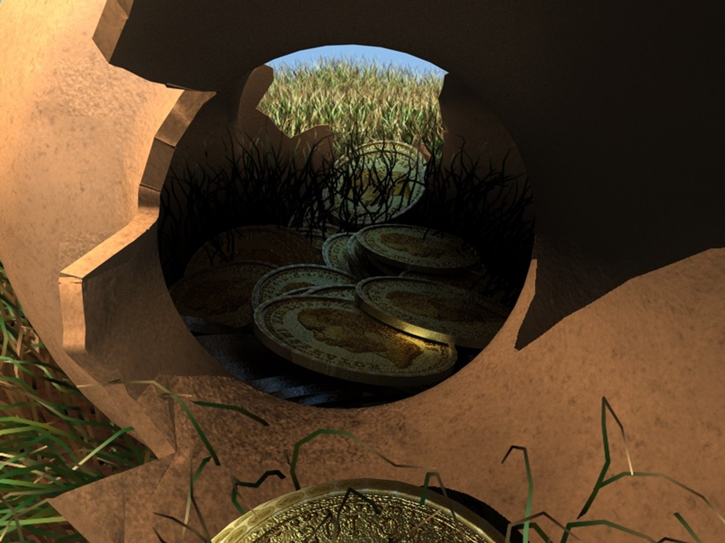 Potter Coins 3d Model