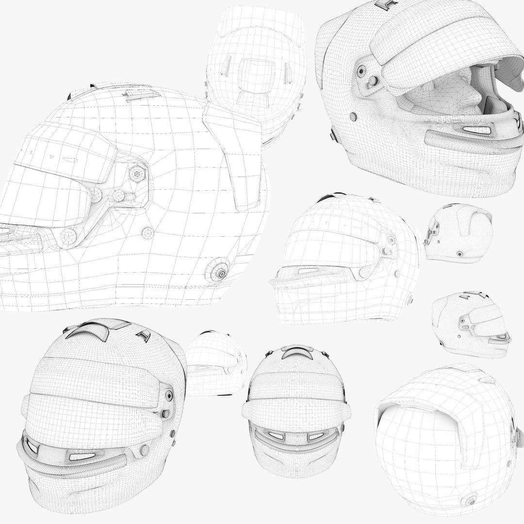 Helmet 1 3D Model - TurboSquid 1311007