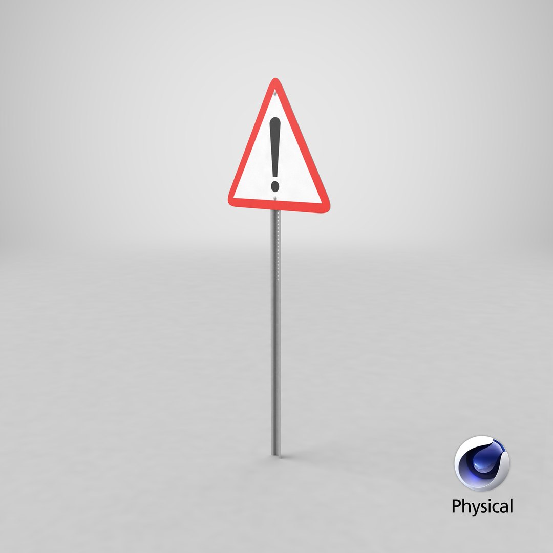 3D Model Traffic Sign 13 - TurboSquid 2064523