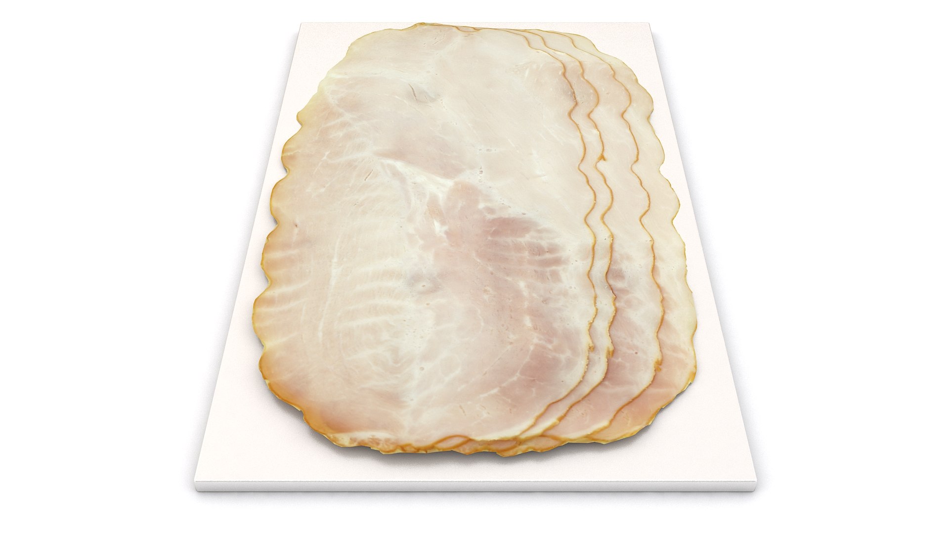 Sliced Ham 3D Model - TurboSquid 1491365