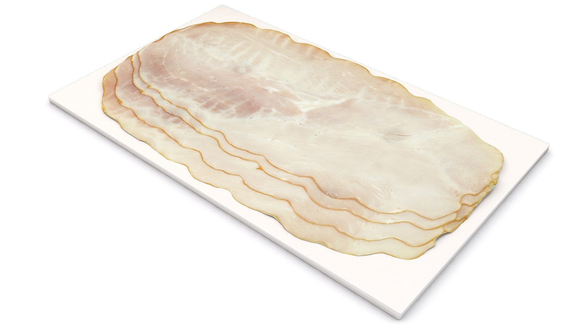 Sliced Ham 3D Model - TurboSquid 1491365
