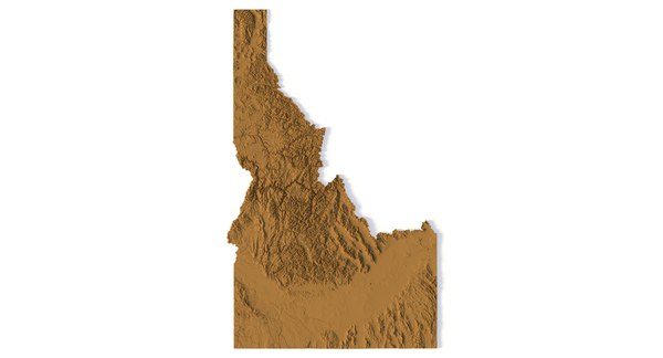 State of Idaho STL model 3D Project 3D model - TurboSquid 1861175