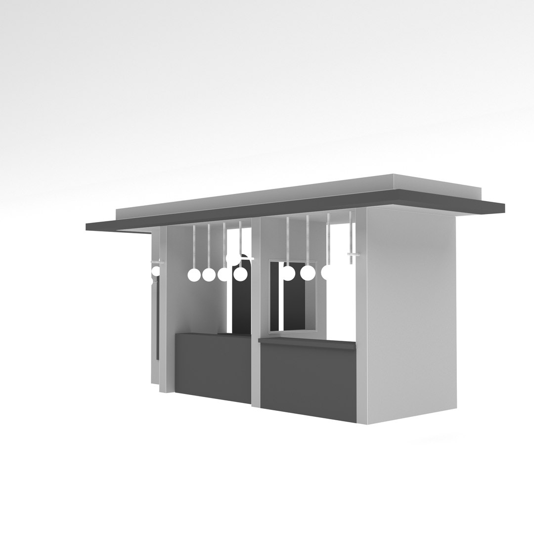 3D model The modern garden bar Low-poly - TurboSquid 2080606