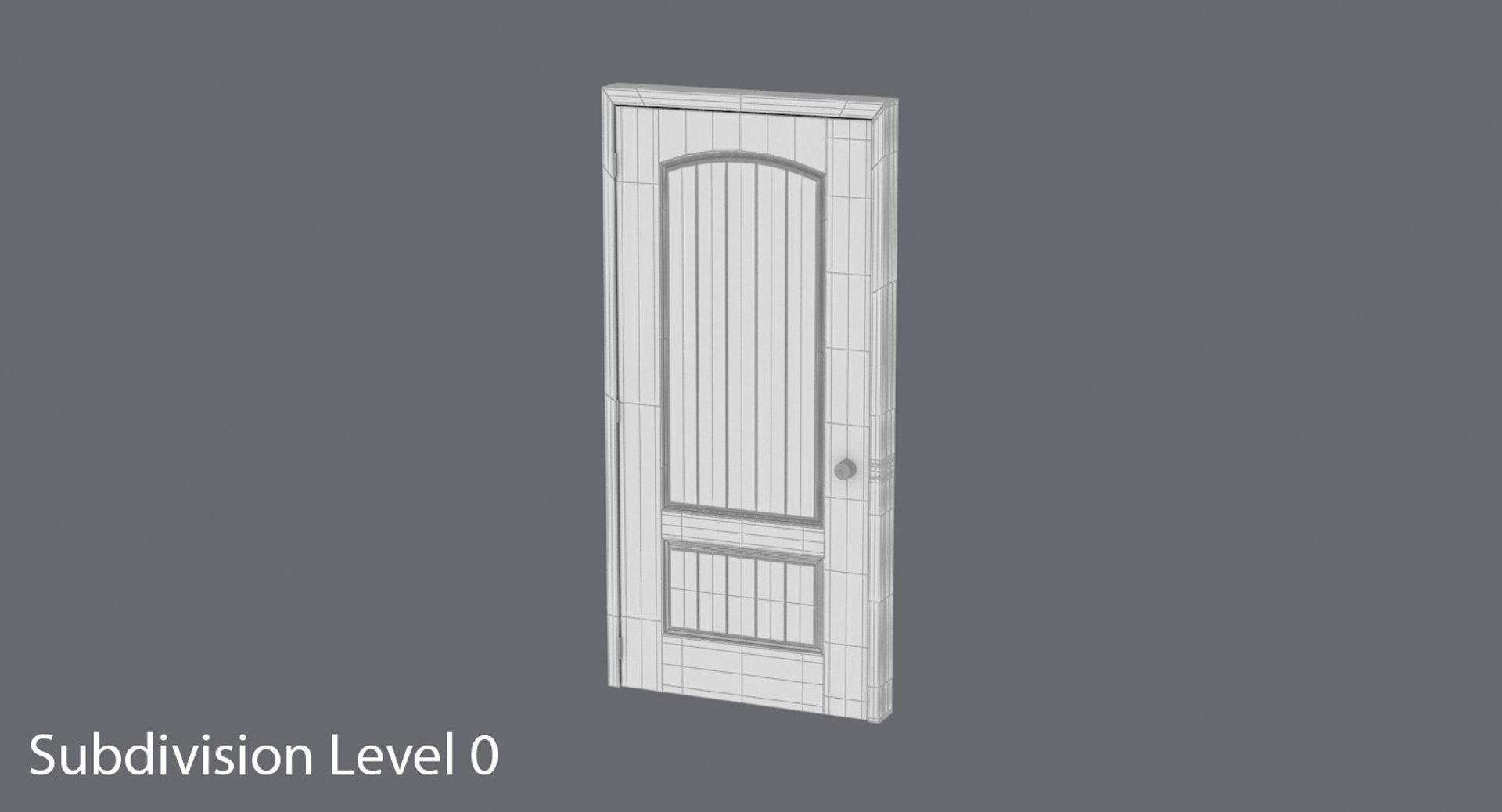 3D Exterior-doors---door-3-closed Model - TurboSquid 1246432