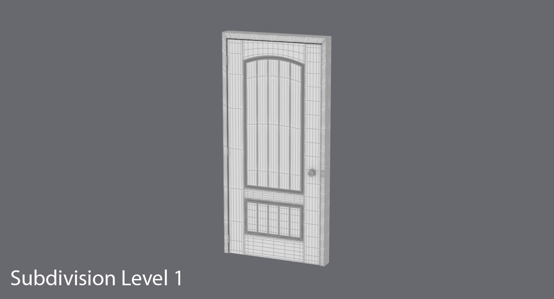 3D Exterior-doors---door-3-closed Model - TurboSquid 1246432
