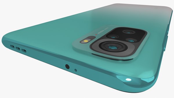 modelo 3d Xiaomi Redmi Note 10 Verde - TurboSquid 1715599