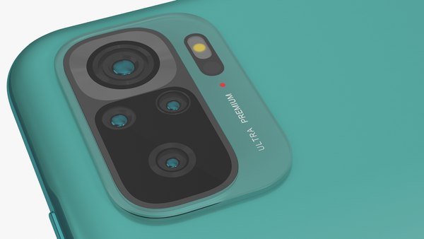 modelo 3d Xiaomi Redmi Note 10 Verde - TurboSquid 1715599