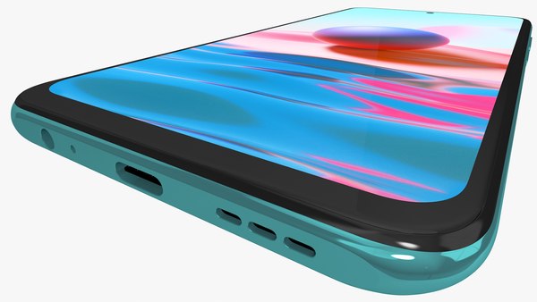 modelo 3d Xiaomi Redmi Note 10 Verde - TurboSquid 1715599