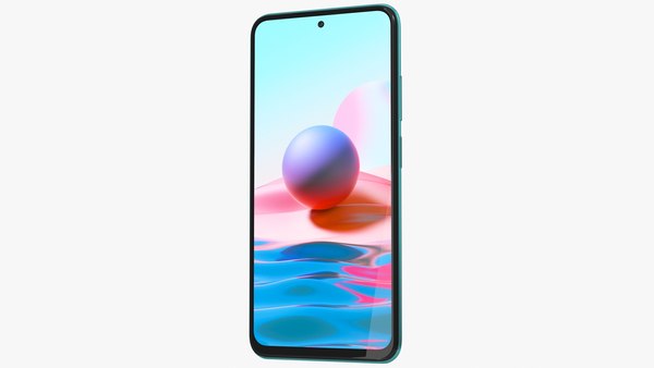 modelo 3d Xiaomi Redmi Note 10 Verde - TurboSquid 1715599