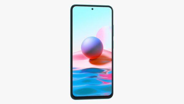 modelo 3d Xiaomi Redmi Note 10 Verde - TurboSquid 1715599