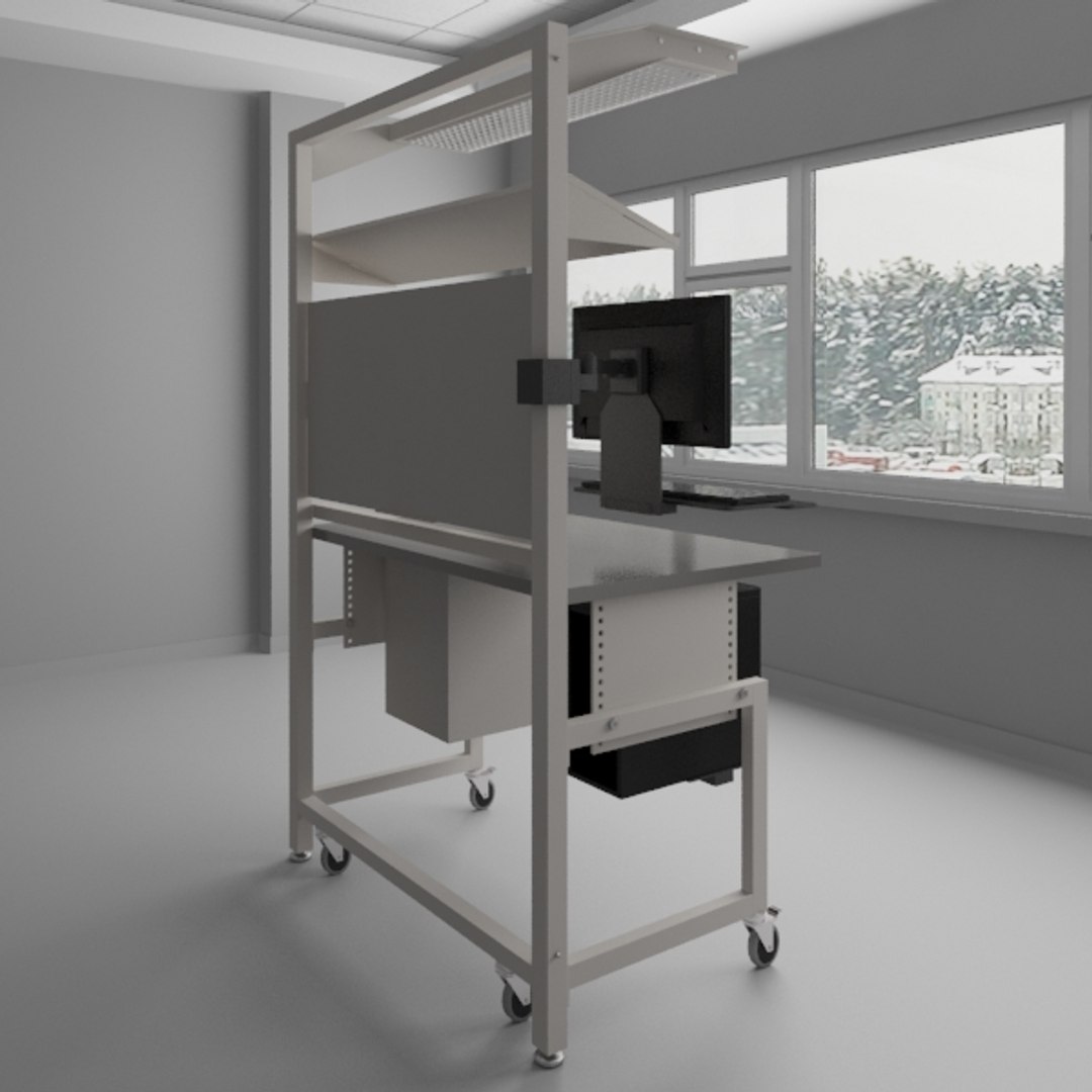 3d Height Adjustable Workbench