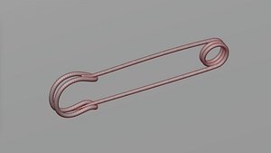 Fashion And Beauty Safety-Pin 3D Models for Download | TurboSquid