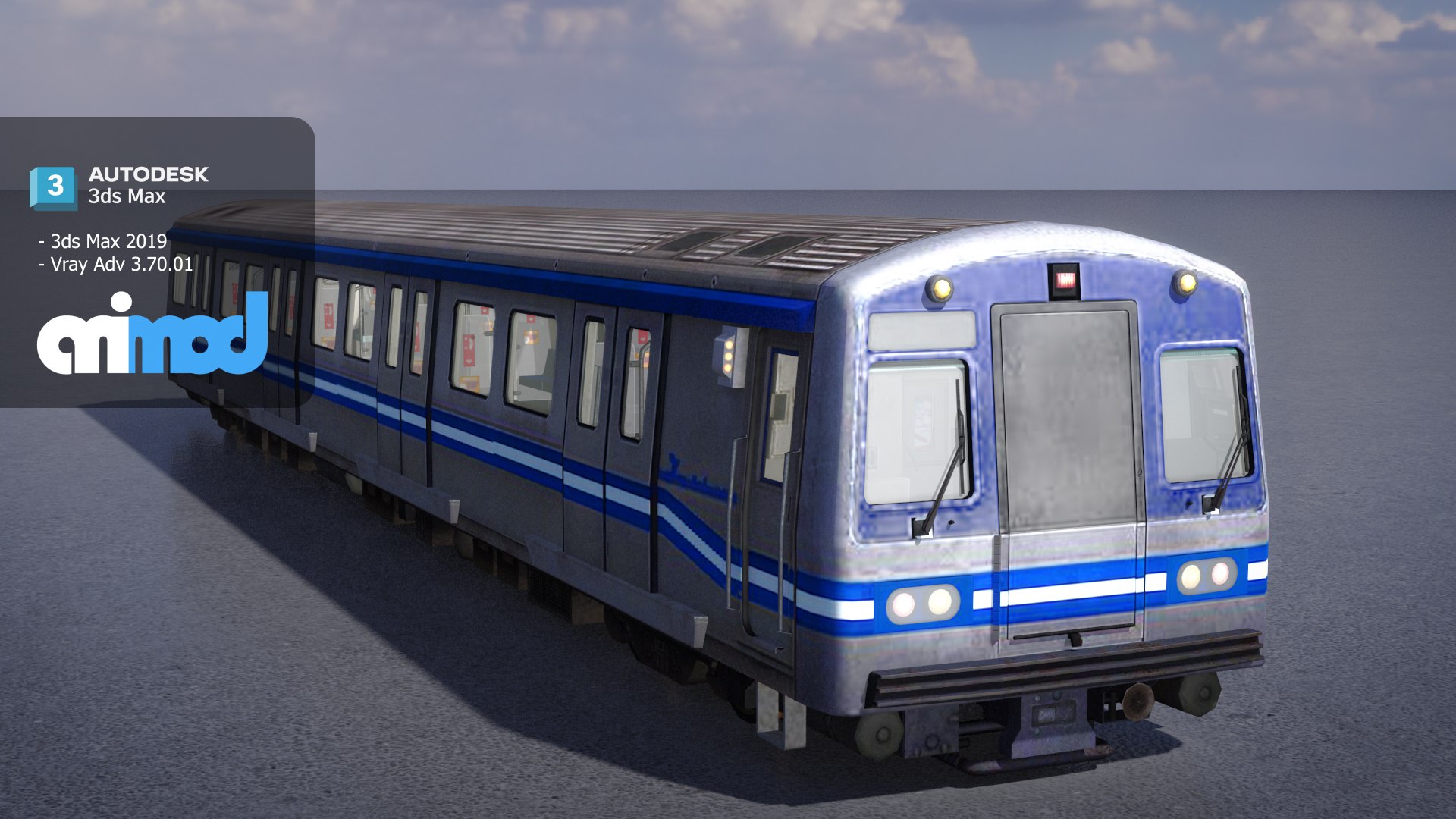TW Mrt Locomotive 002 3D Model - TurboSquid 2291084