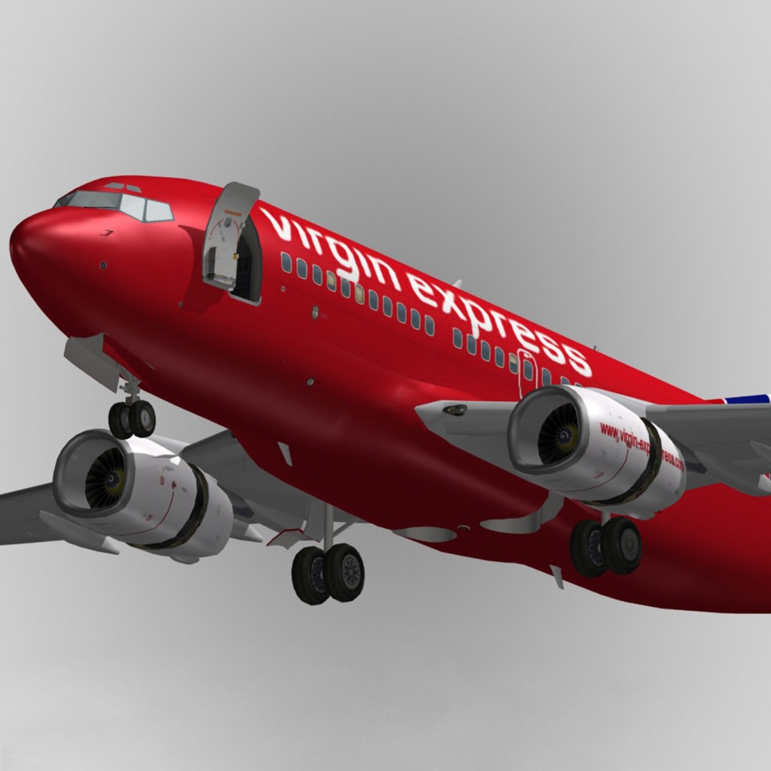 B737-300 Virgin 3d Model