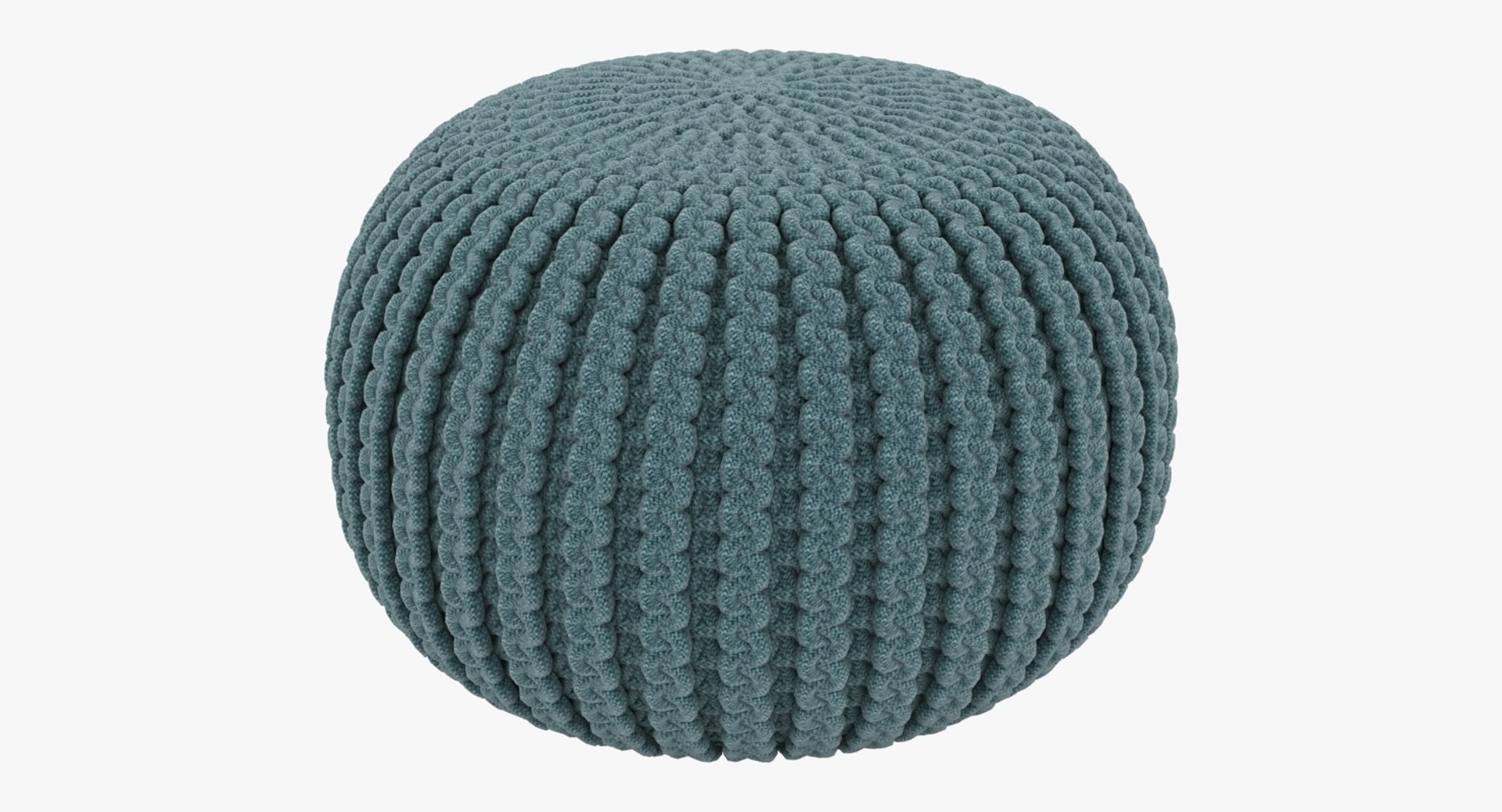 Knitted Pouffe Model - TurboSquid 1343548