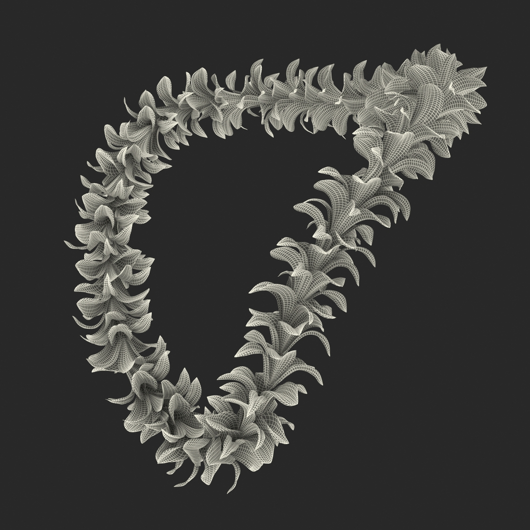 Hawaiian Lei 2 3d Model