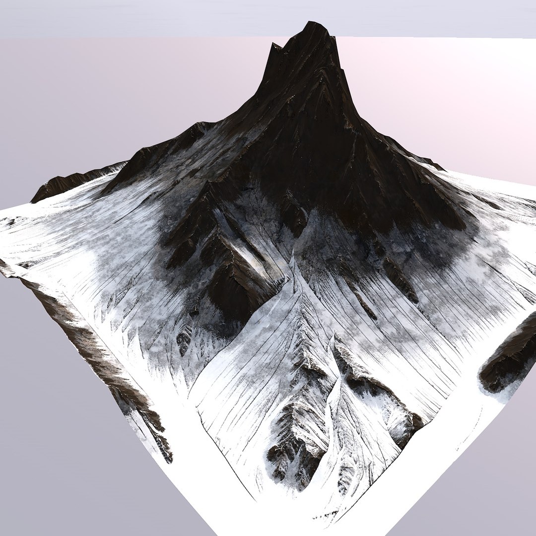 3d 3ds Mountain Terrain