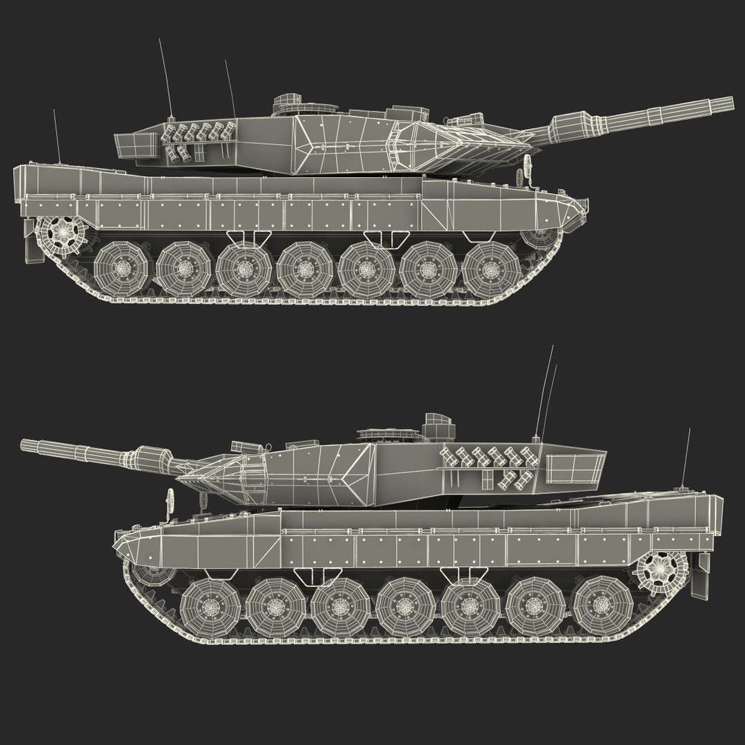 Leopard 2 Revolution 2a4 3d 3ds