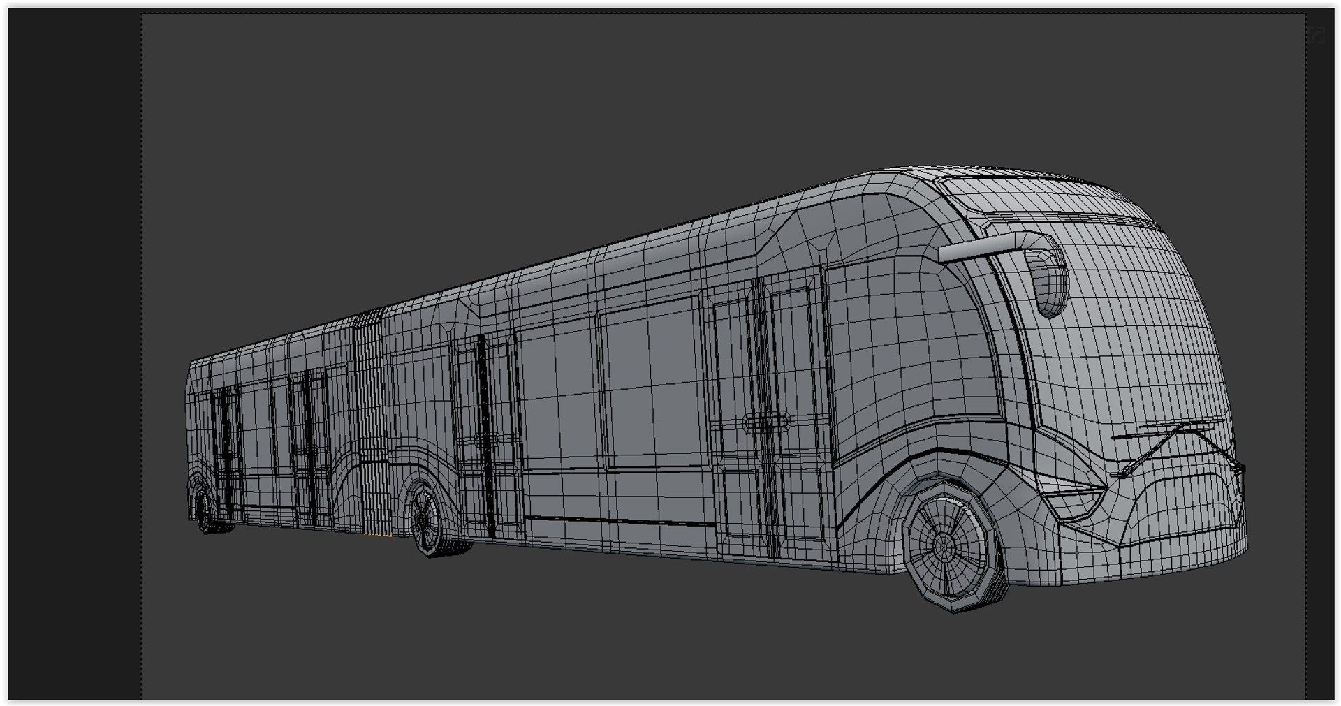 3D Model Articulated City Bus Minibus - TurboSquid 1419171