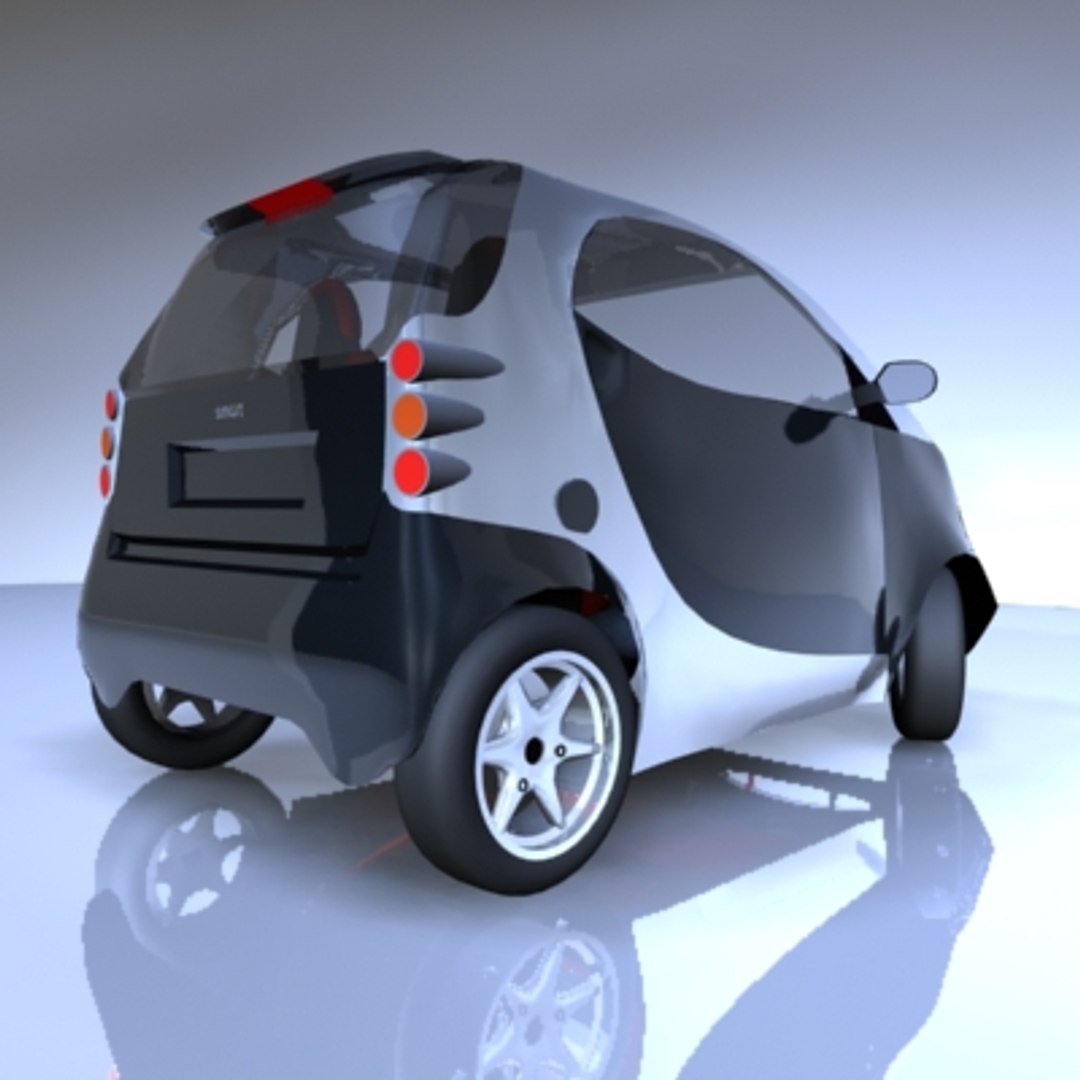 Smart Car Vehicle 3d Model
