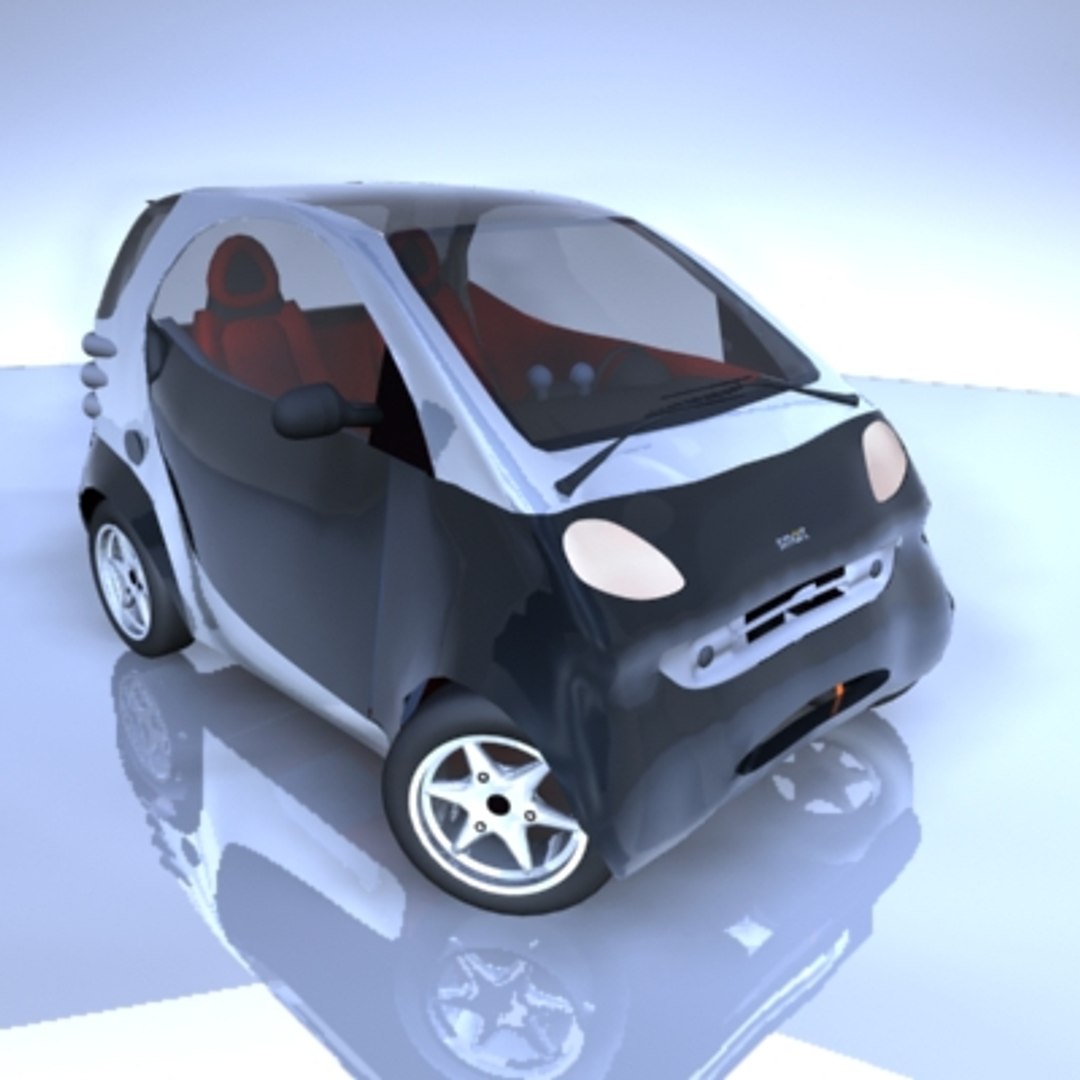 Smart Car Vehicle 3d Model