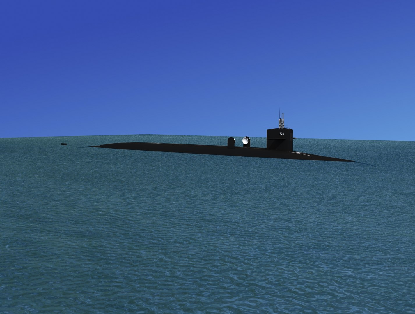 3d Ssgn Missile Ohio Class Model