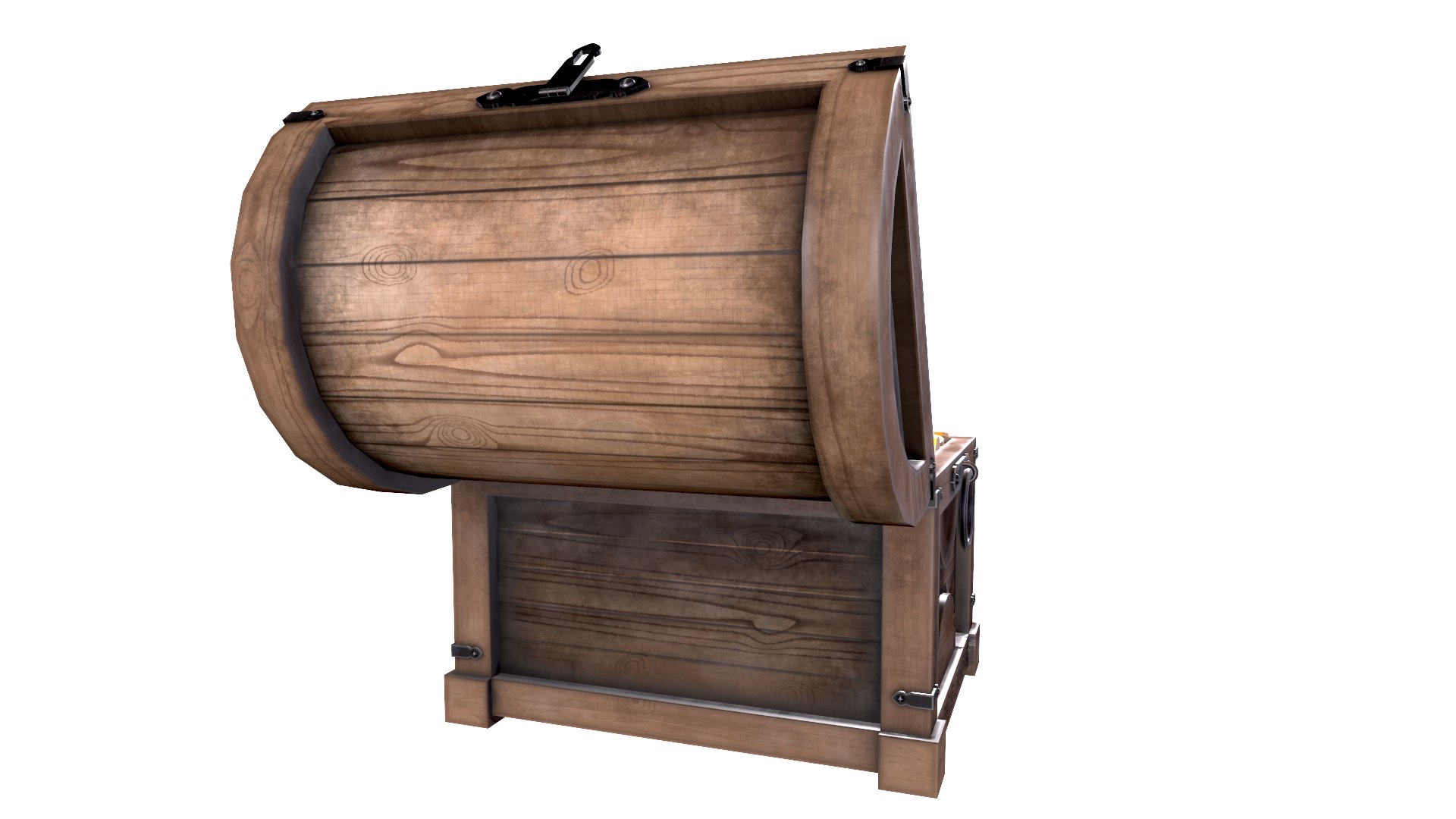 Chest With Golden Coins 3D Model - TurboSquid 2089345