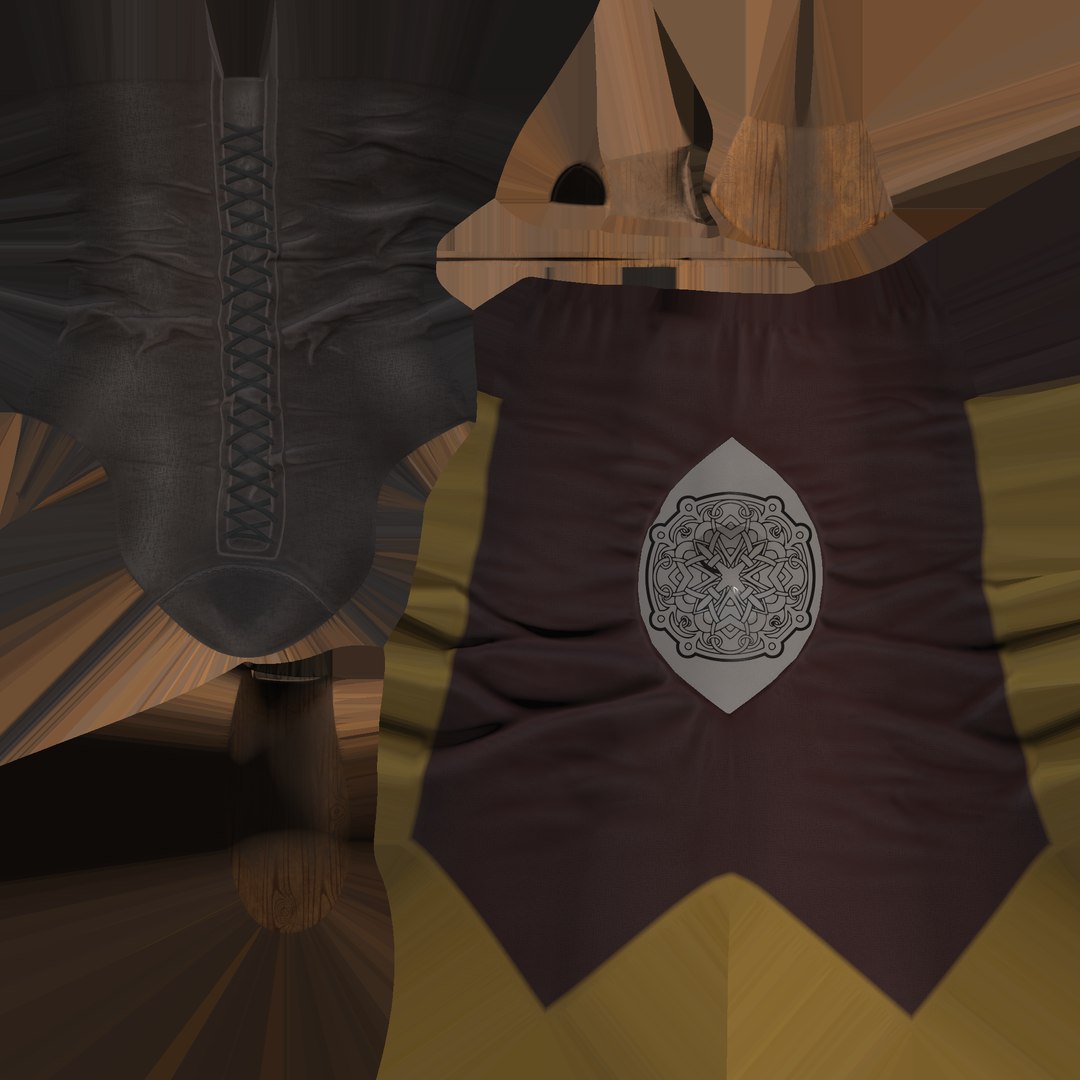 Medieval Knights High Heel Thigh Boots With Knee Guard 3D Model ...