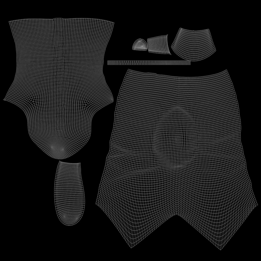 Medieval Knights High Heel Thigh Boots With Knee Guard 3D Model ...