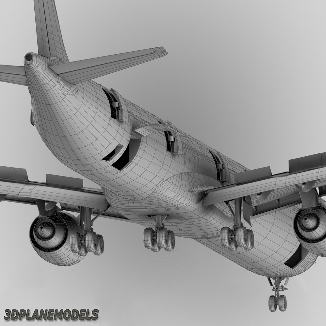 3d Model Of Airbus A340-600