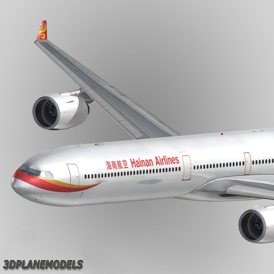 3d Model Of Airbus A340-600
