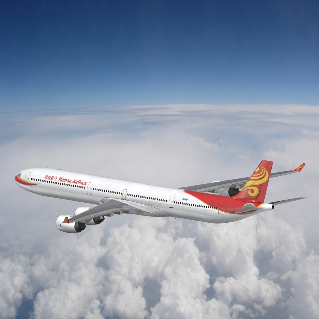 3d Model Of Airbus A340-600