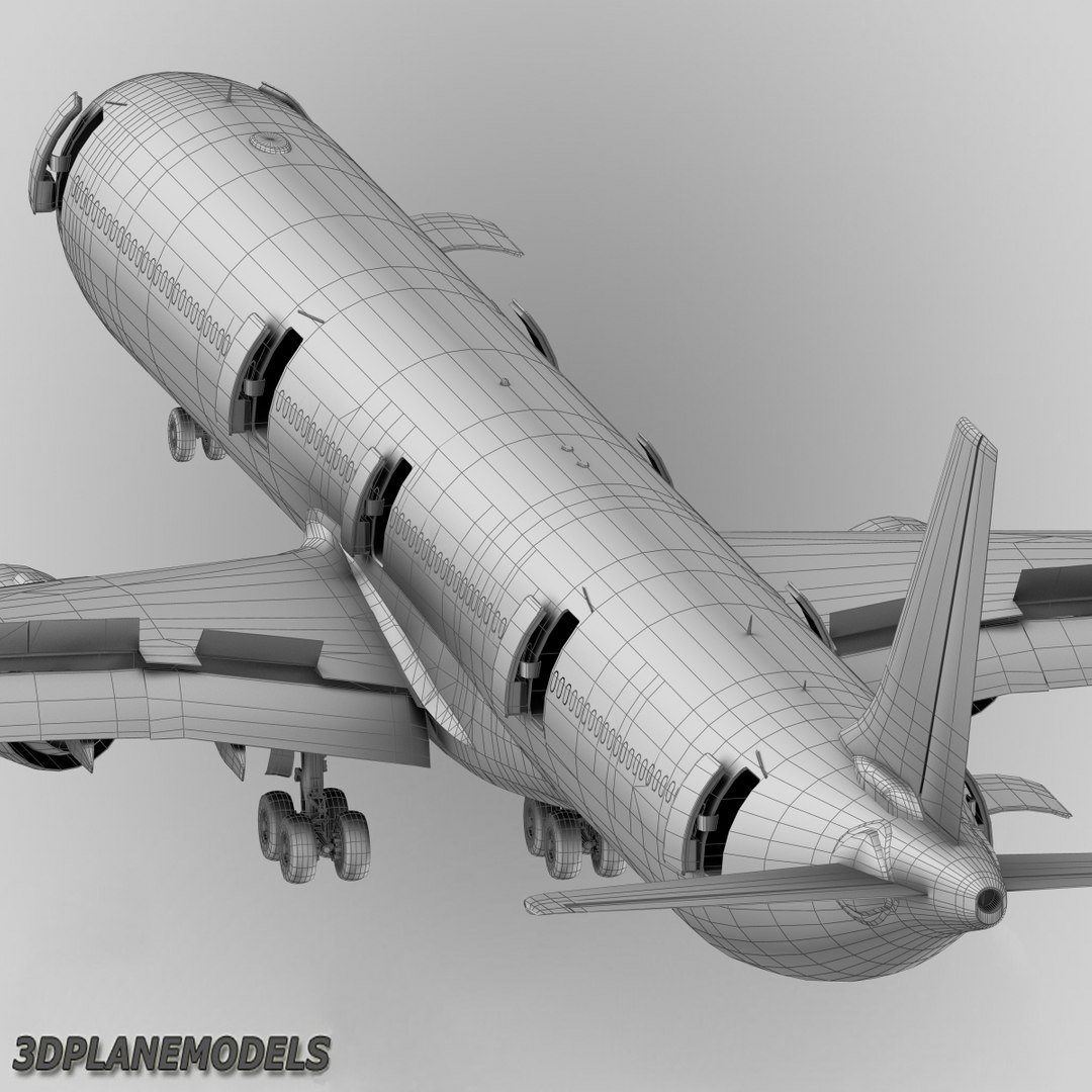 3d Model Of Airbus A340-600