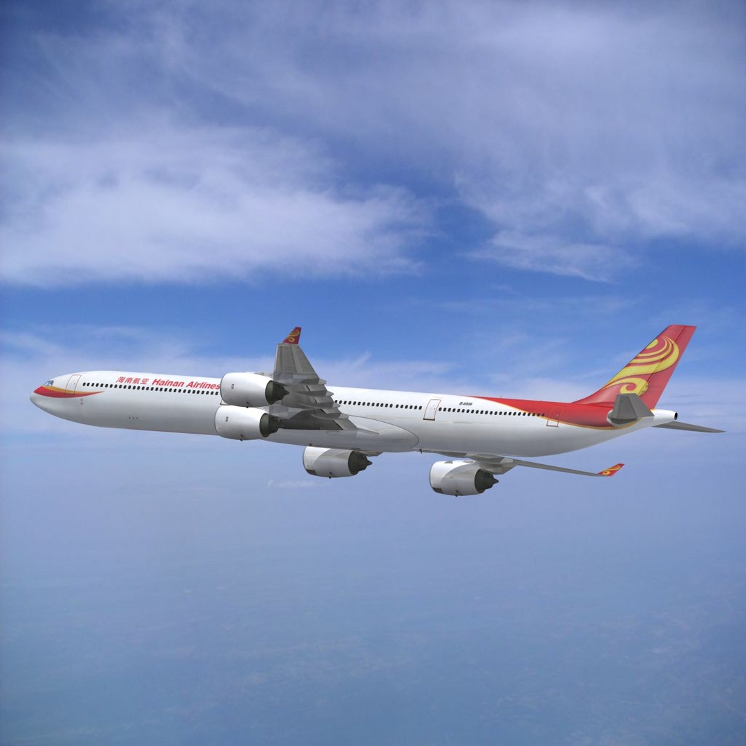 3d Model Of Airbus A340-600