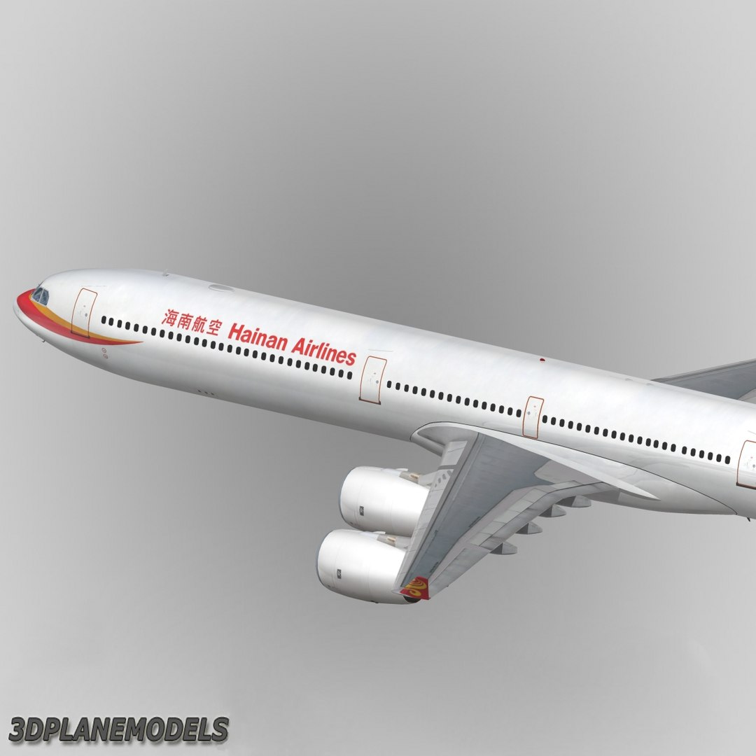 3d Model Of Airbus A340-600