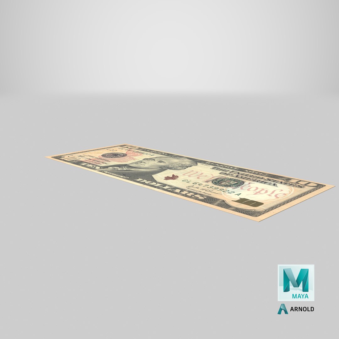Dollar bill 3D model - TurboSquid 1544916