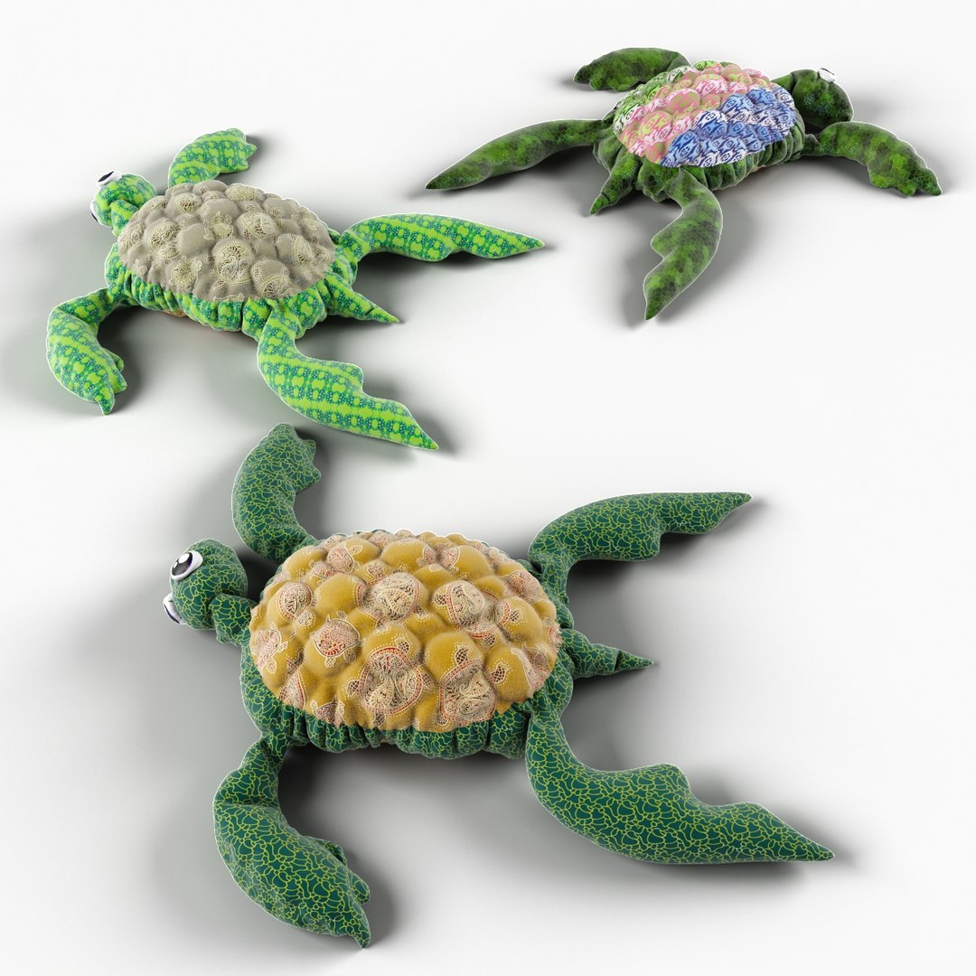 3d turtle toy