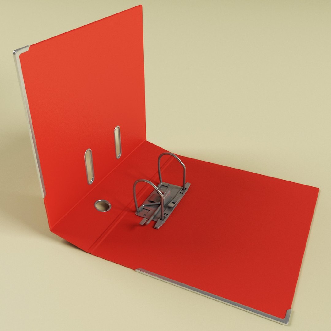 Ring Binders 3d Model