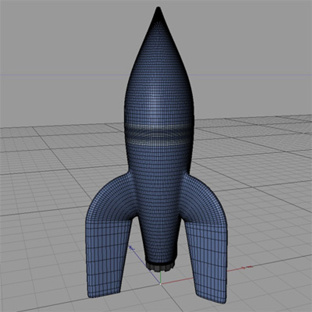 3d Model Space Rocket