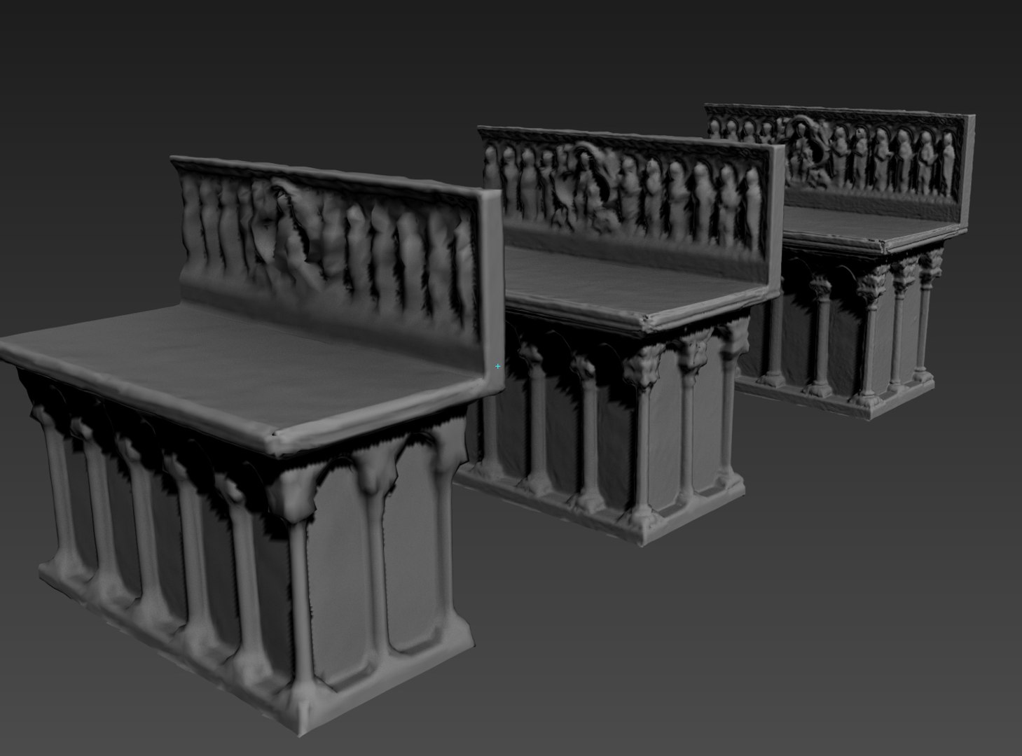 Cathedral altar pack 3D model - TurboSquid 1512555