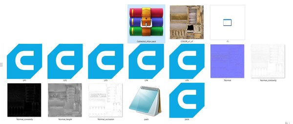 modelo 3d Paquete del Altar de la Catedral - TurboSquid 1512555