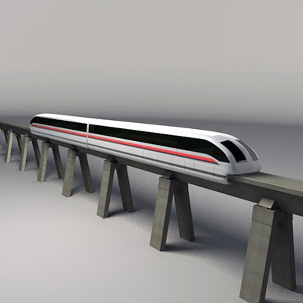 mono rail 3d model