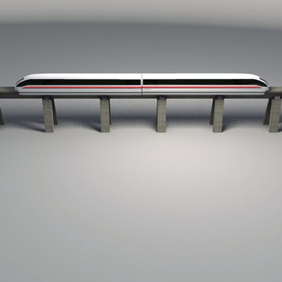 mono rail 3d model