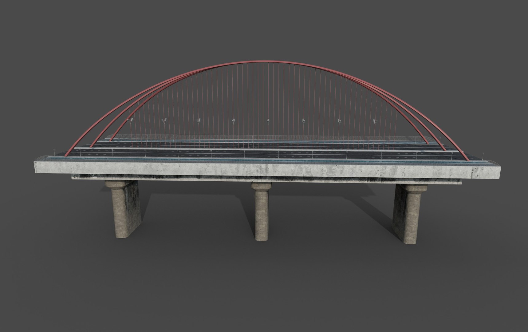 3D Bridge Structure Architecture Model - TurboSquid 1661215