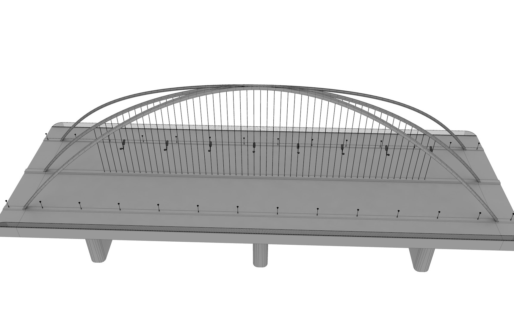 3D Bridge Structure Architecture Model - TurboSquid 1661215