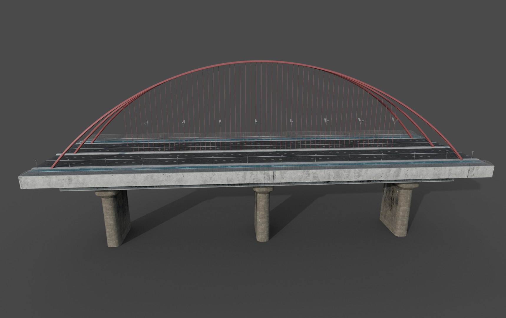 3D Bridge Structure Architecture Model - TurboSquid 1661215