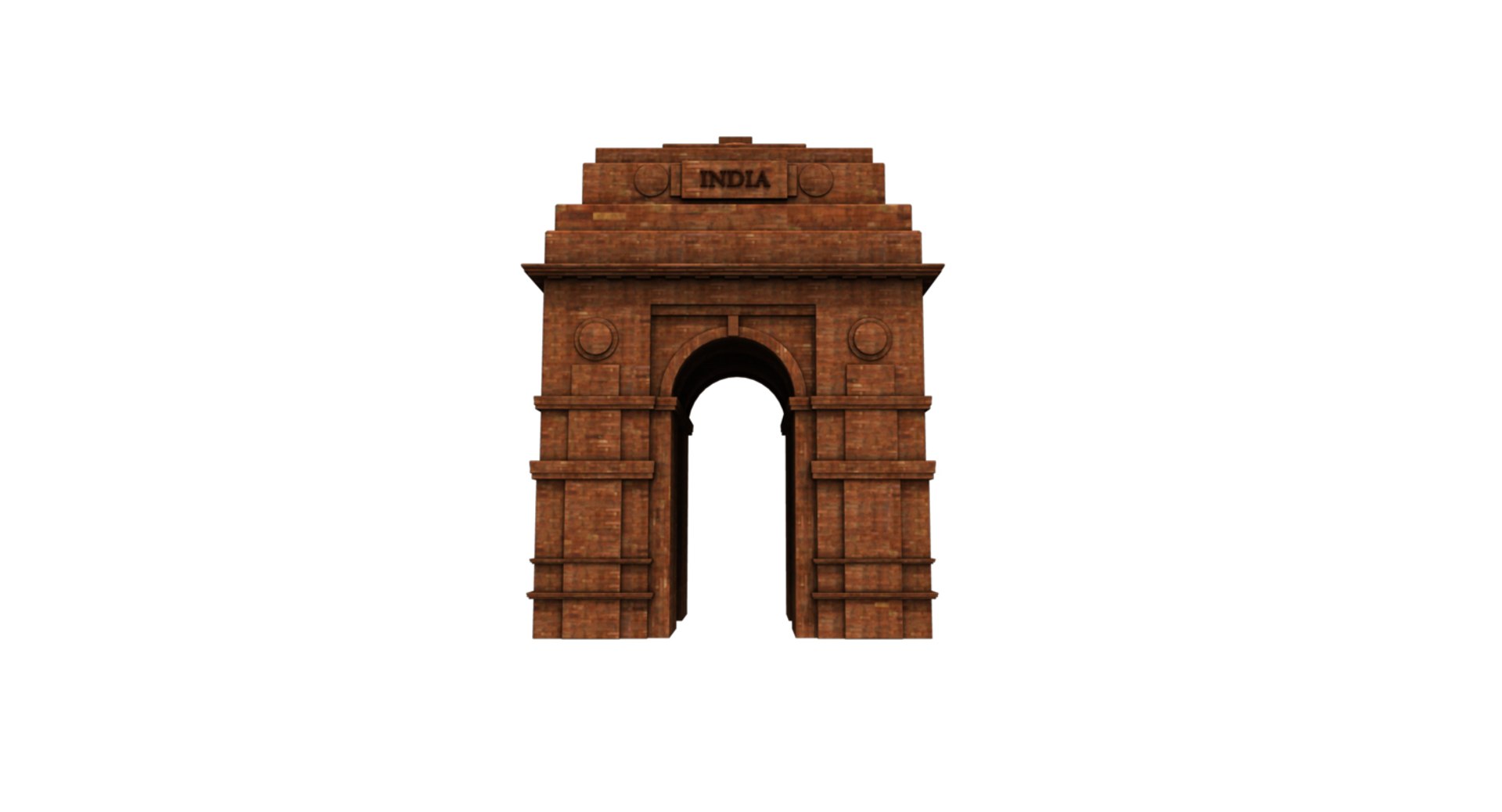 3D india gate - TurboSquid 1496639